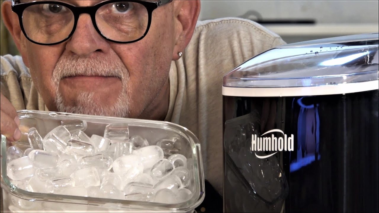 Humhold Countertop Ice Maker - 33 lbs in 24 Hours - YouTube
