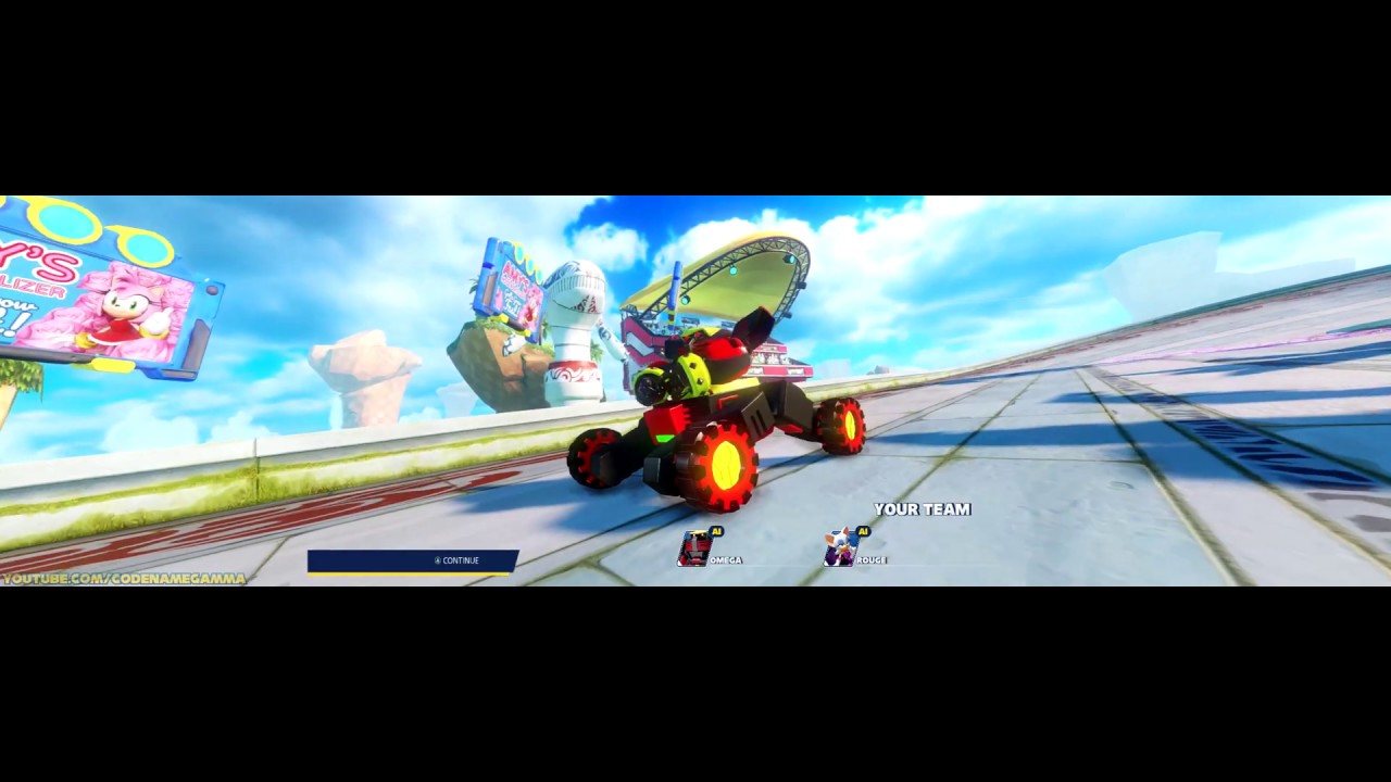 Team Sonic Racing - 32:9 Super Ultra-Wide Gameplay! - YouTube
