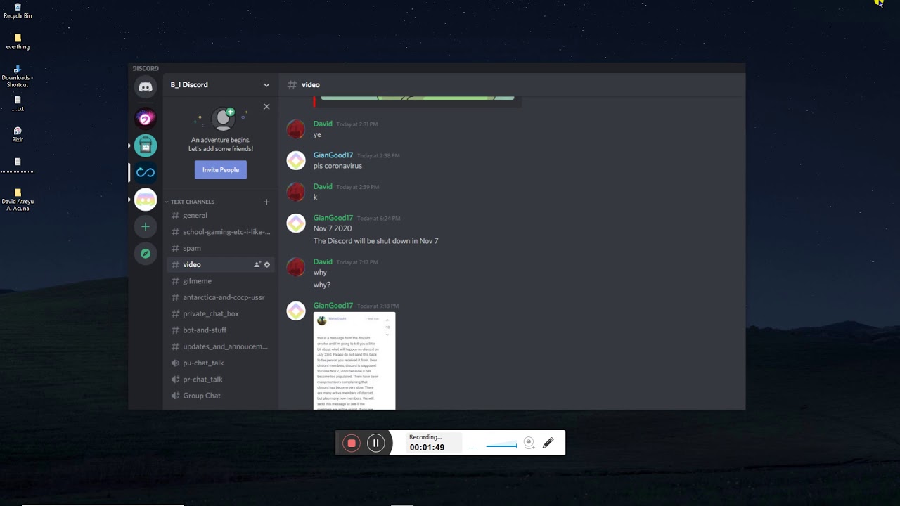 tell me why is discord shutting down in nov 7 - YouTube