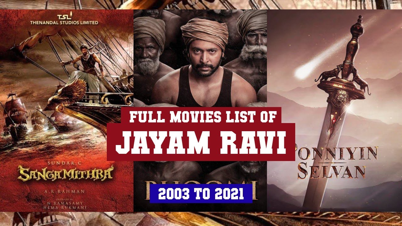 Jayam Ravi Full Movies List | All Movies of Jayam Ravi - YouTube