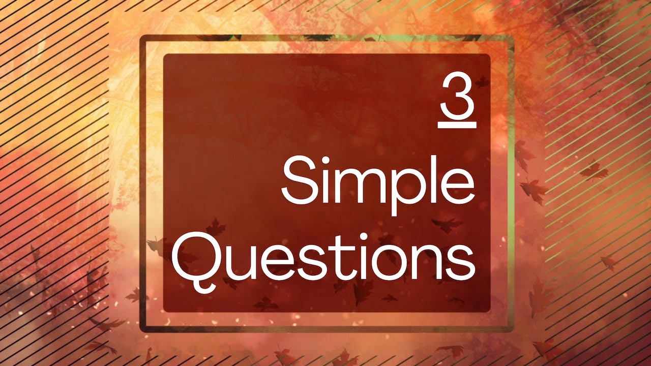 October 27, 2024 - 11am Worship Service - 3 Simple Questions - YouTube
