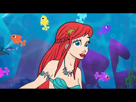 A Pequena Sereia | Série Episódio 1-2-3-4-5 | Contos Infantis | Desenho animado com Os Amiguinhos