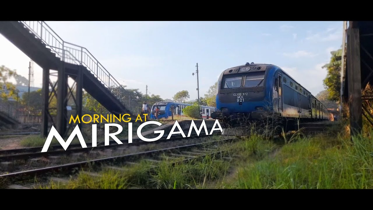 Morning at Mirigama railway station | M6, S10 and S12 - YouTube
