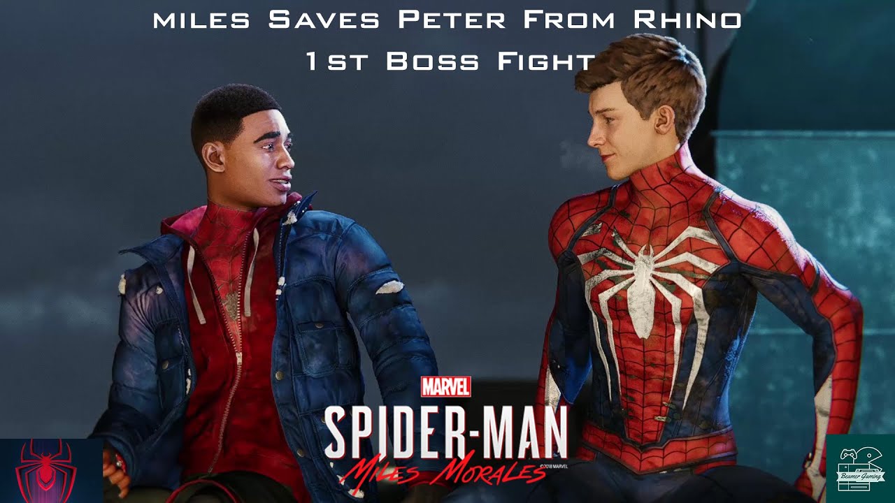 Miles Defeat Rhino & saves Peter in Marvel's Spider-Man: Miles Morales ...