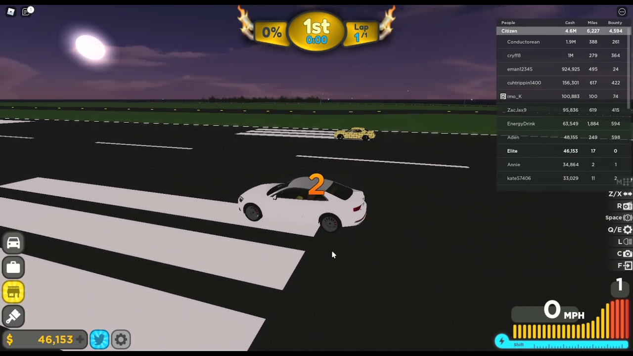 Roblox Driving Empire Drag Race - YouTube