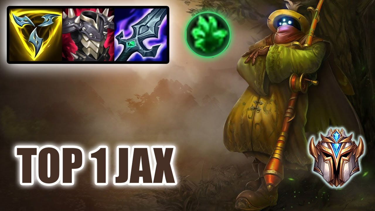 [Wild Rift] Jax TOP 1 - S7 Challenger ranked game + build - YouTube