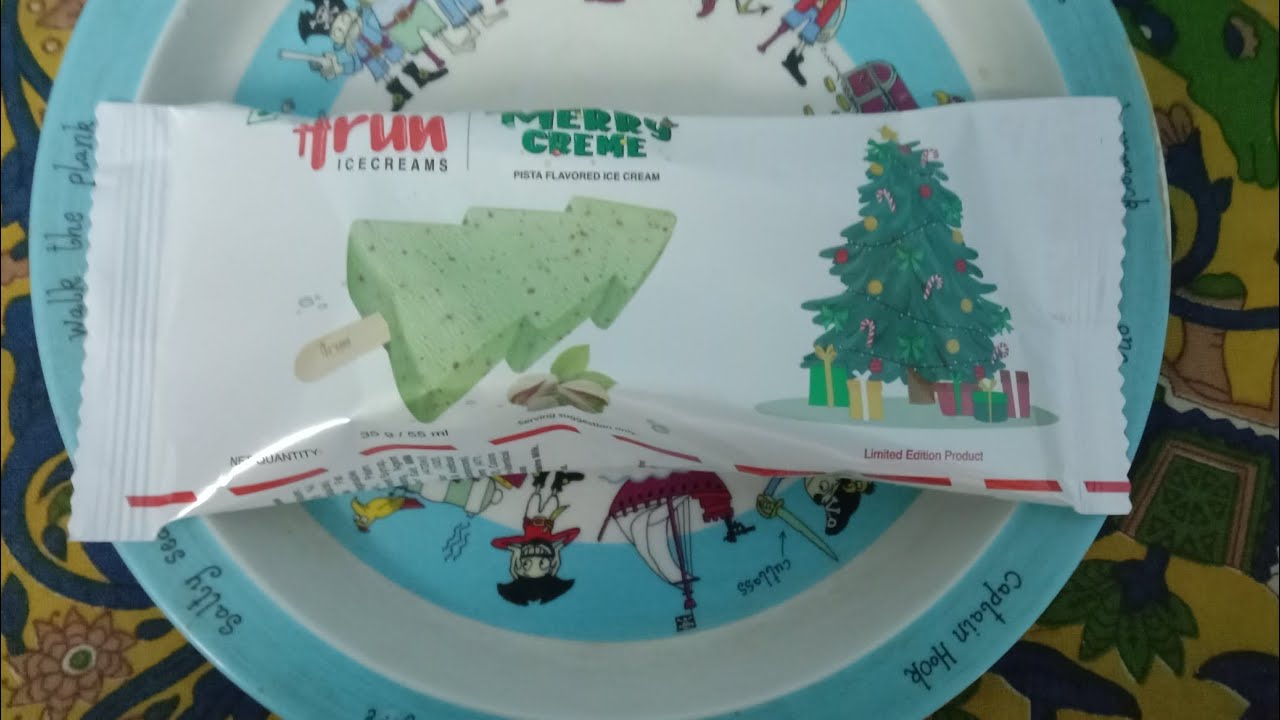 Arun ice cream Merry cremme pista flavoured ice cream#arunicecream # ...