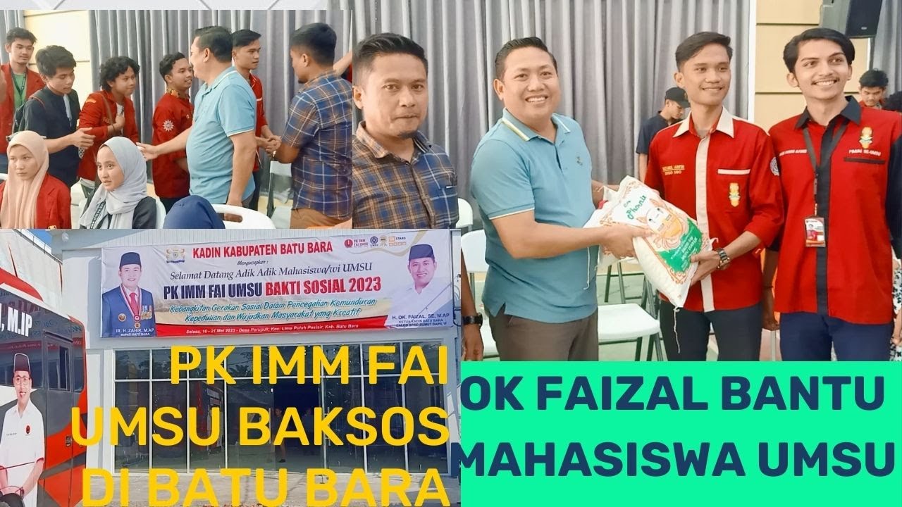 OK FAIZAL FASILITASI BUS PK IMM FAI UMSU DAN BANTU 50 SAK BERAS DAN ...