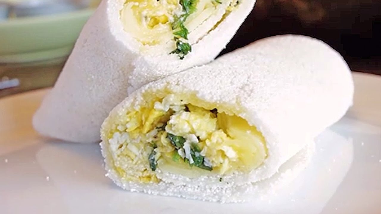 Tapioca com ovos mexidos - YouTube