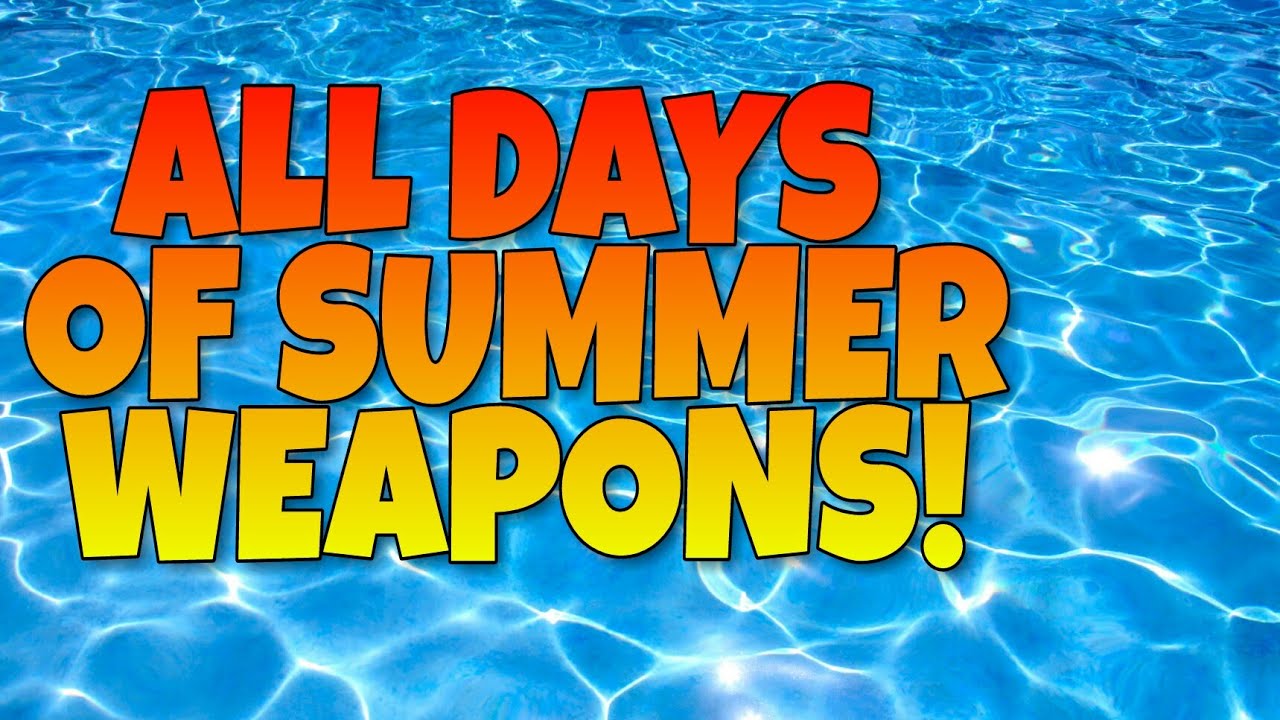 ALL "DAYS OF SUMMER" DLC WEAPONS in COD WW2! - YouTube
