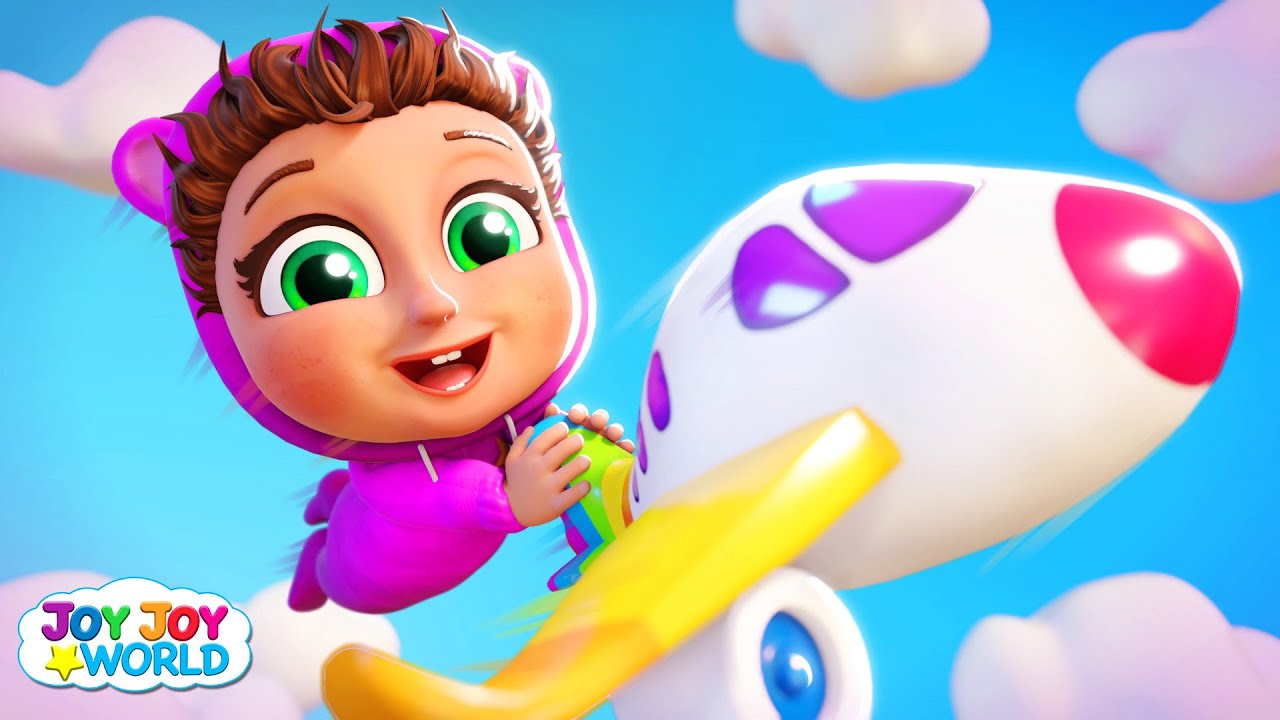 Airplane Ride and MORE Kids Songs | Joy Joy World - YouTube