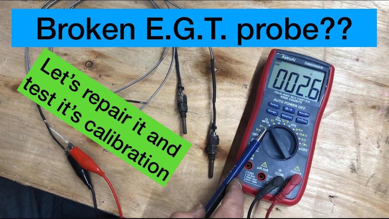 Rotax Exhaust Gas Temperature probe K type repair and calibration - YouTube
