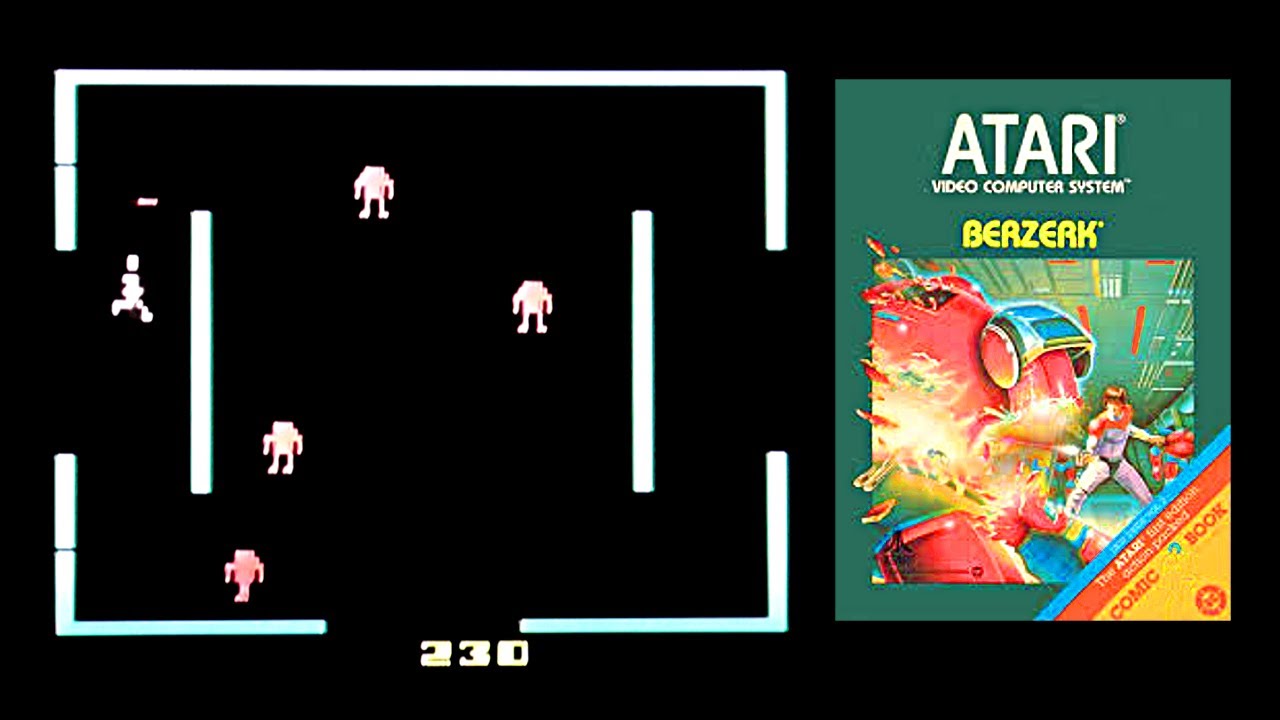 Atari 2600 Berzerk - YouTube