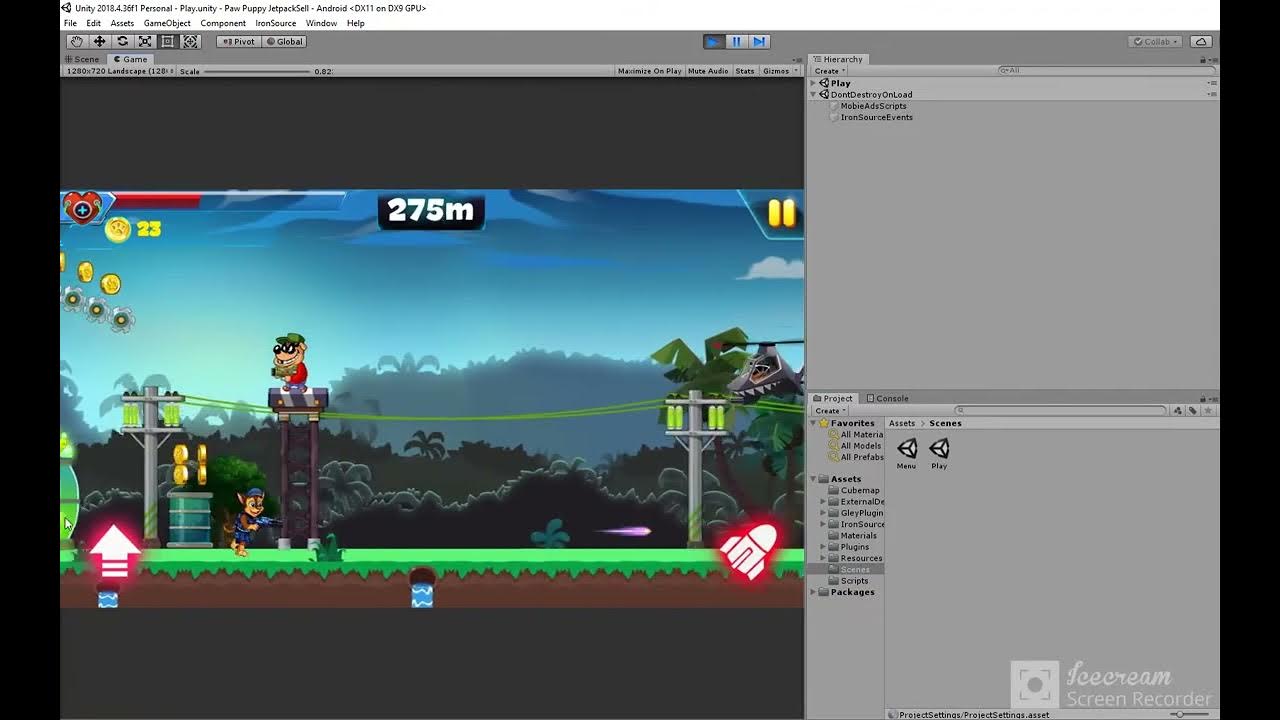 Paw Puppy Jetpack Fighter Unity Game Source Code #unity #unity3d #unitydev #unitydeveloper - YouTube