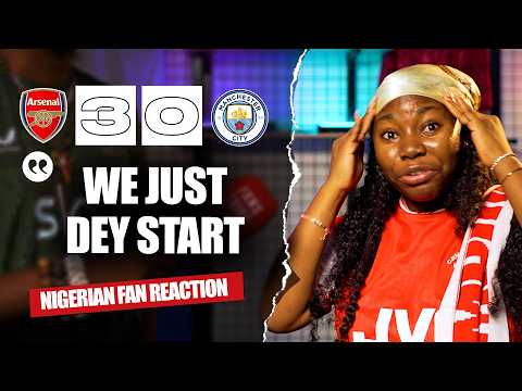 ARSENAL 3-0 MANCHESTER CITY - ( Amara - NIGERIAN FAN REACTION) - COMMUNITY SHIELD 25-26