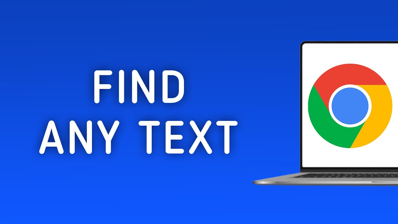 How to Find Any Text in Chrome on PC - YouTube