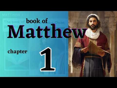 The book of Matthew chapter 1 - YouTube