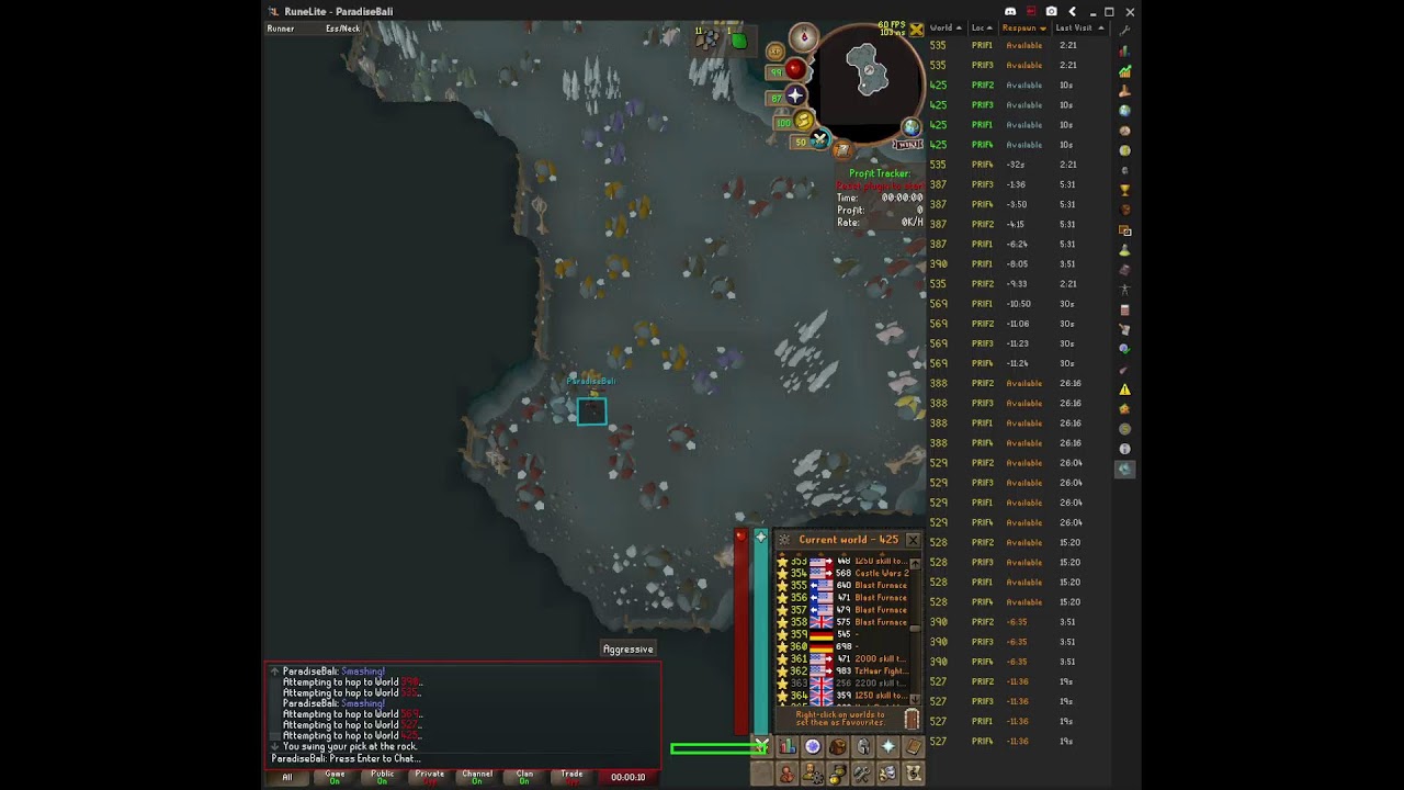 osrs Runite ore mining - YouTube