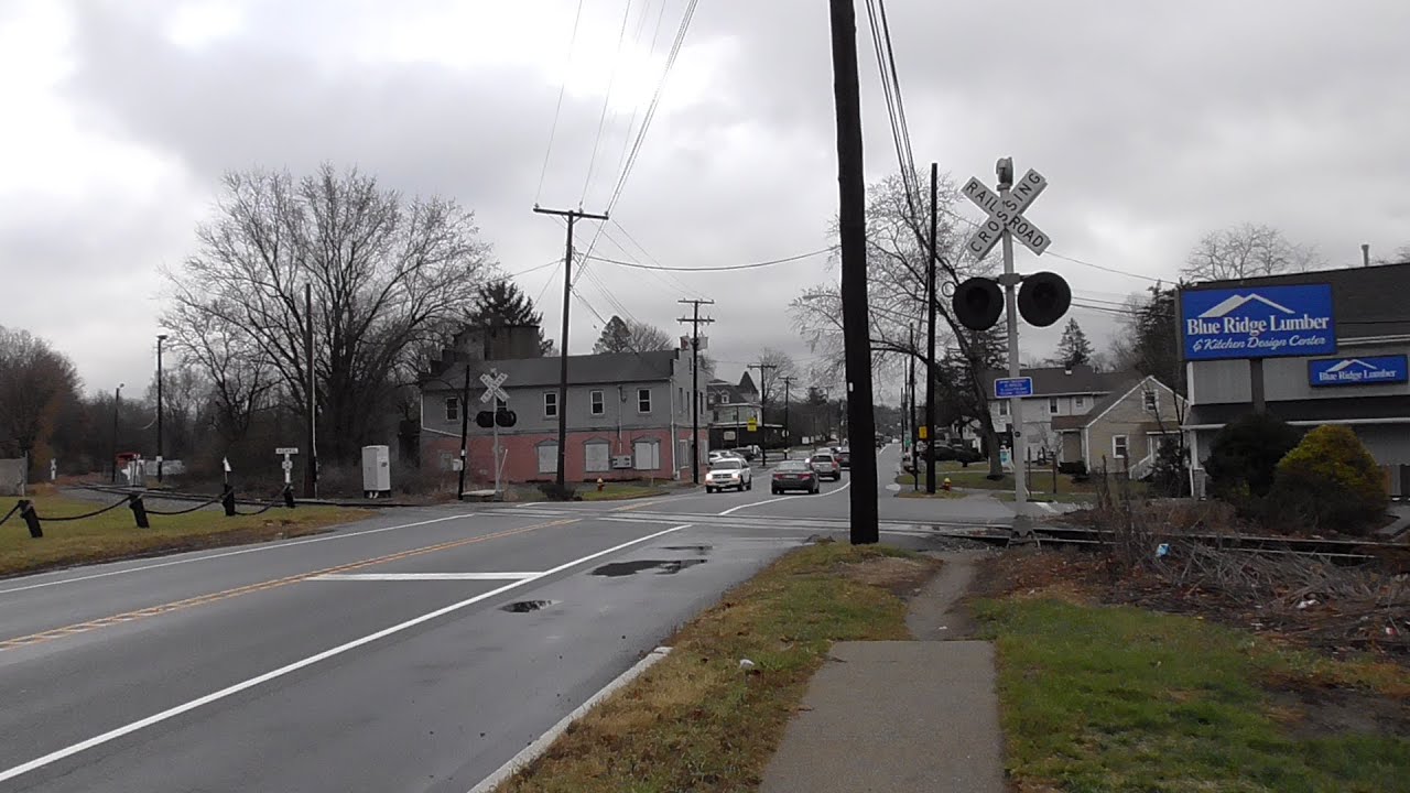 Route 46 Crossing Overview (High Bridge Branch) - YouTube