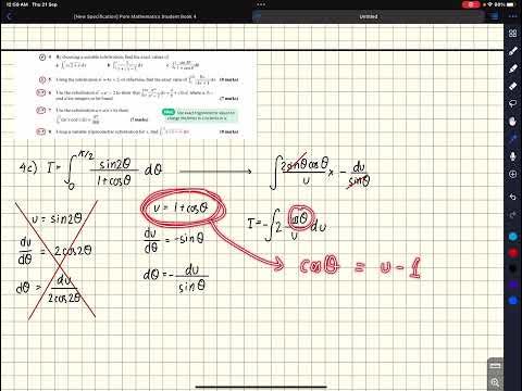 Edexcel P4 Integration by Substitution Important Questions - YouTube