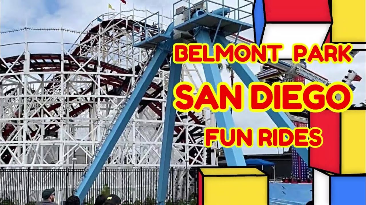 Zip Line, Giant Dipper Front Seat POV & More Fun Rides at Belmont Park ...