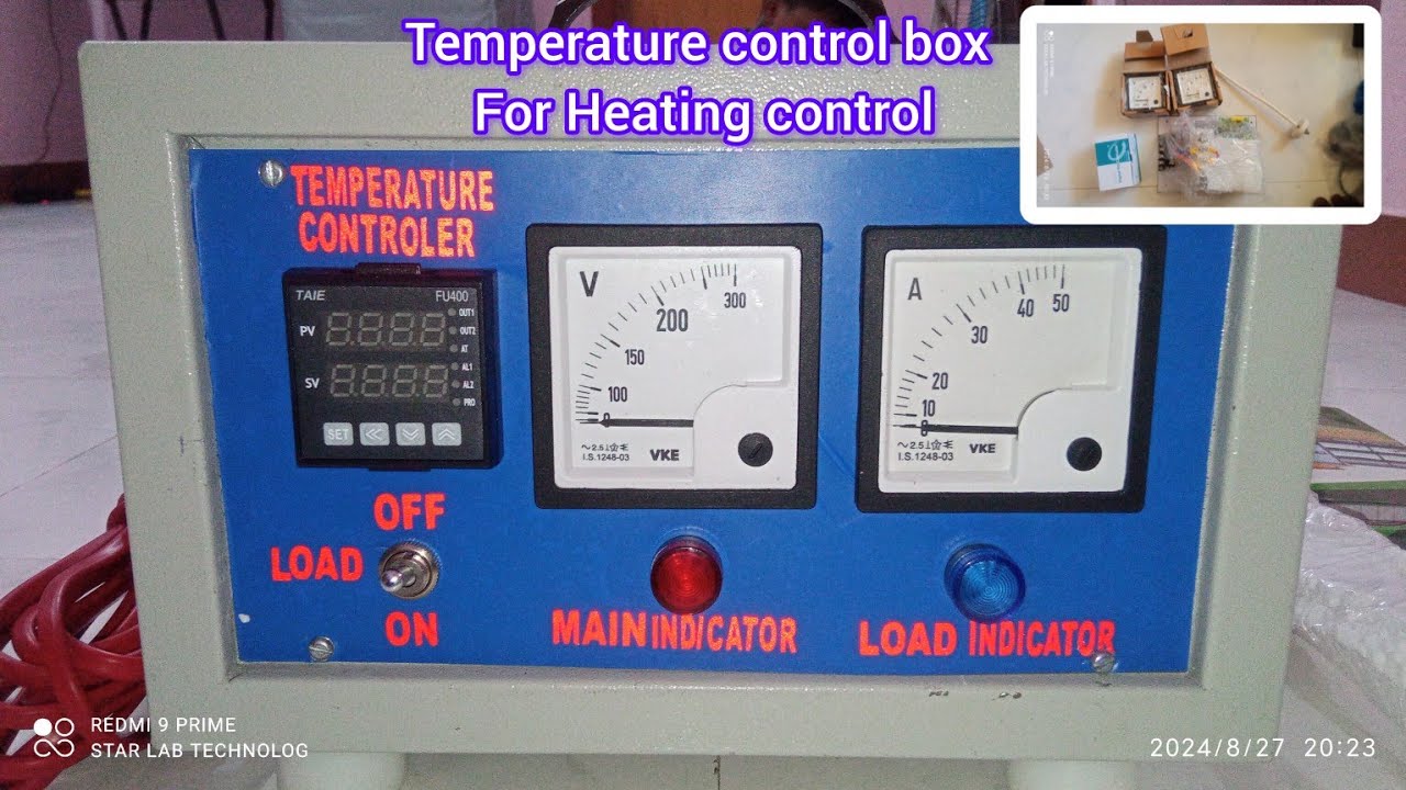 Temperature control box setup | Furnace | Heating control ...