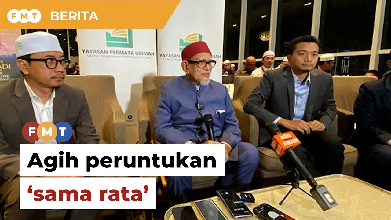 Agih peruntukan sama rata jika mahu berlaku adil, Hadi beritahu ...