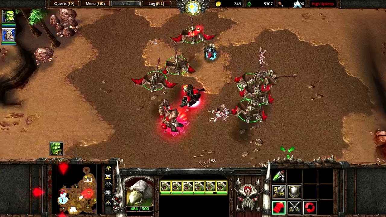 Warcraft 3 By Demons Be Driven 4/5 (classic) hard 98 - YouTube