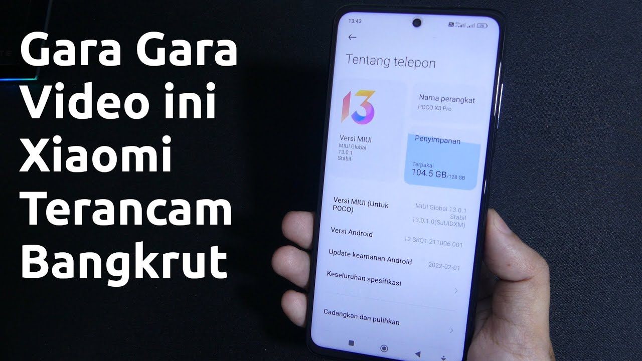 Cara Menghilangkan iklan di hp Xiaomi MIUI 13 - Hapus iklan di hp Xiaomi - YouTube