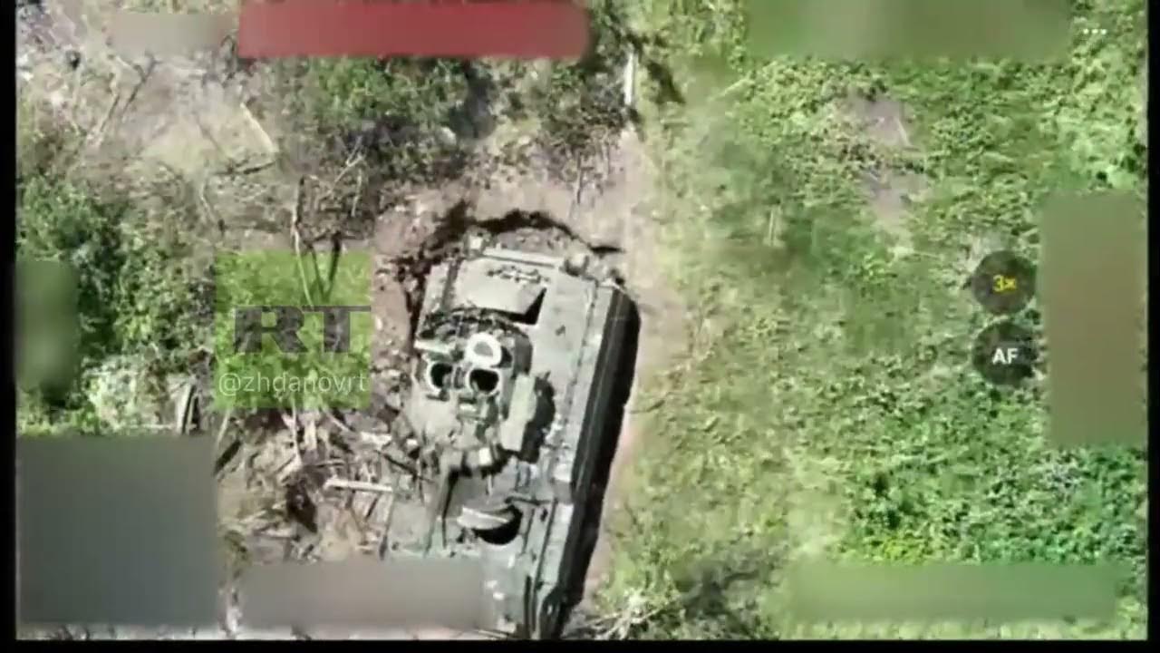 Штурмовики 200-й отдельной гвардейской мотострелковой бригады уничтожили БМП Брэдли под Часовым ...