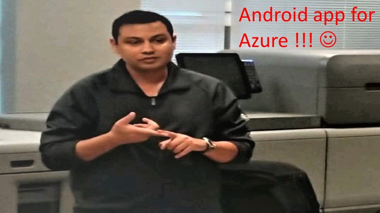 Azure - Android App for azure - YouTube