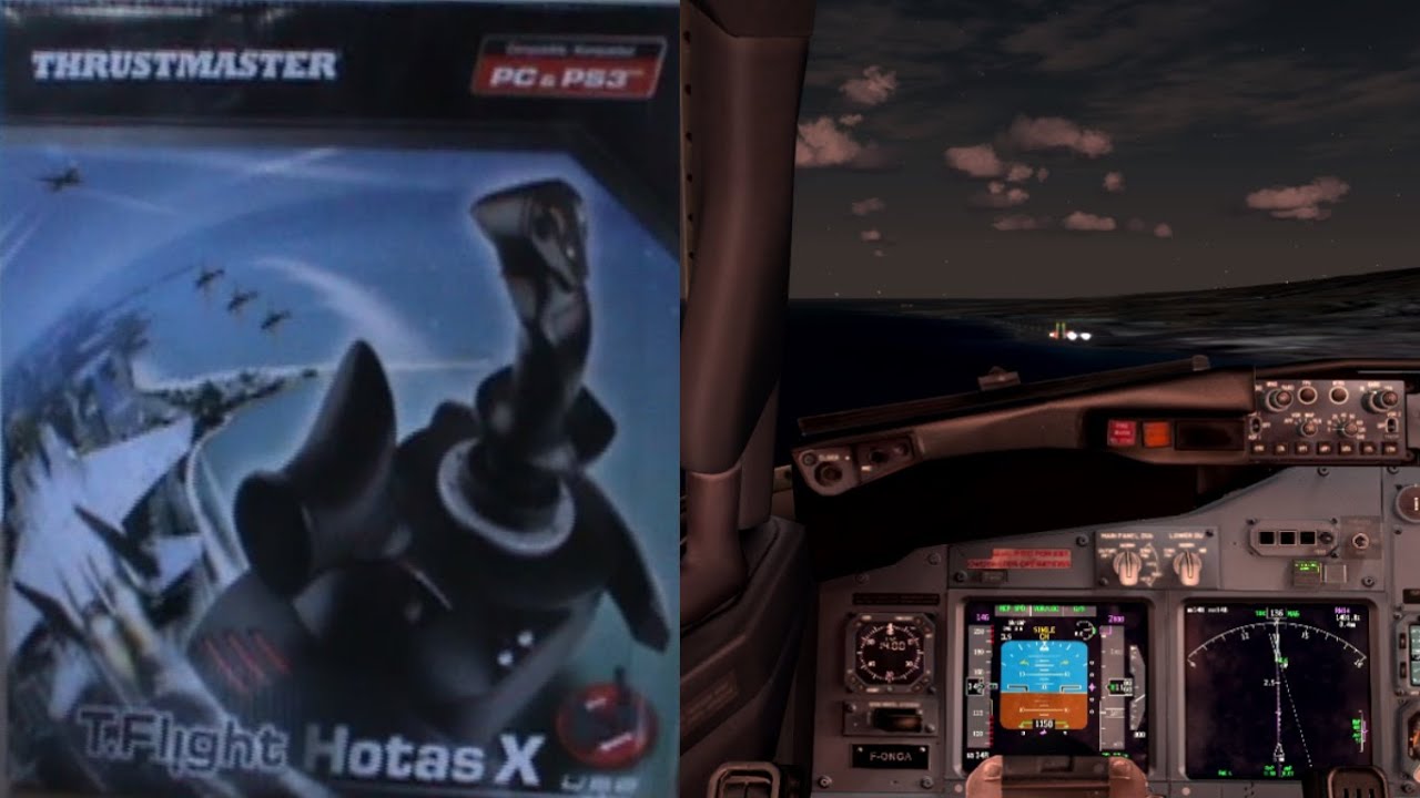 Thrustmaster T.Flight Hotas X Unboxing + TEST FSX [HD] [60FPS] - YouTube
