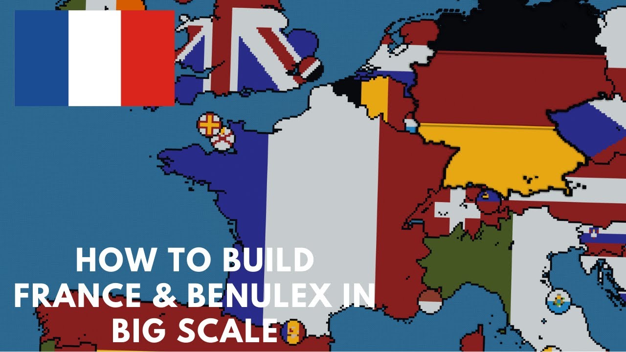 How To Build Big Scale France & Benulex In Minecraft Part 26 - YouTube
