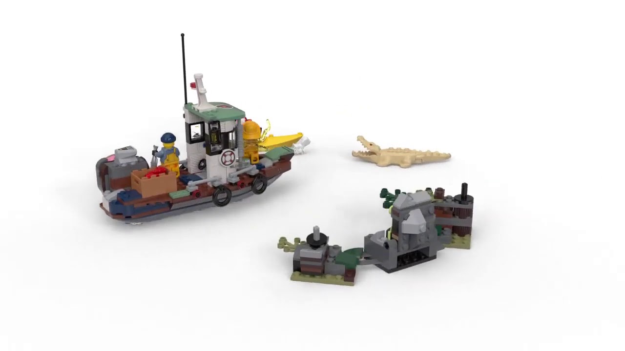 LEGO 70419 Wrecked Shrimp Boat - LEGO Hidden Side - YouTube