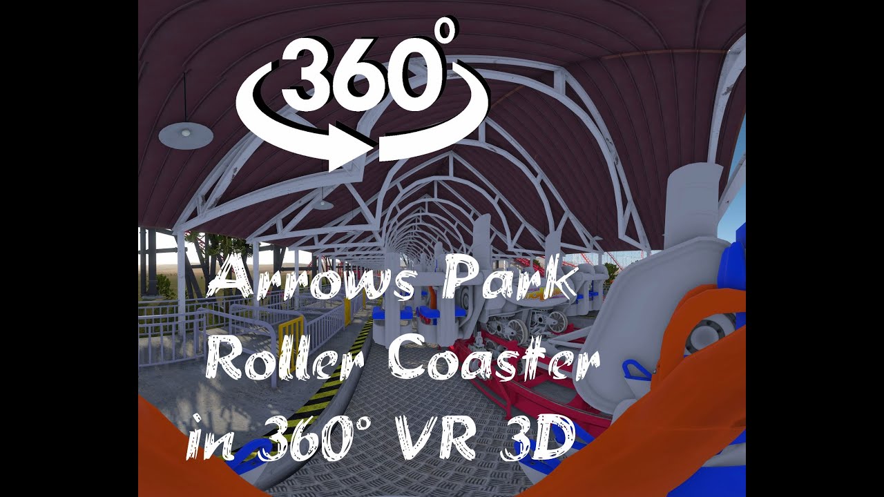 Arrows Park virtual 3D Roller Coaster in 360° Degree interactive ...