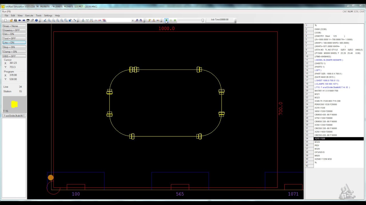 Metalix Wilson Wheel Punch Tools Using cncKad V15 - YouTube