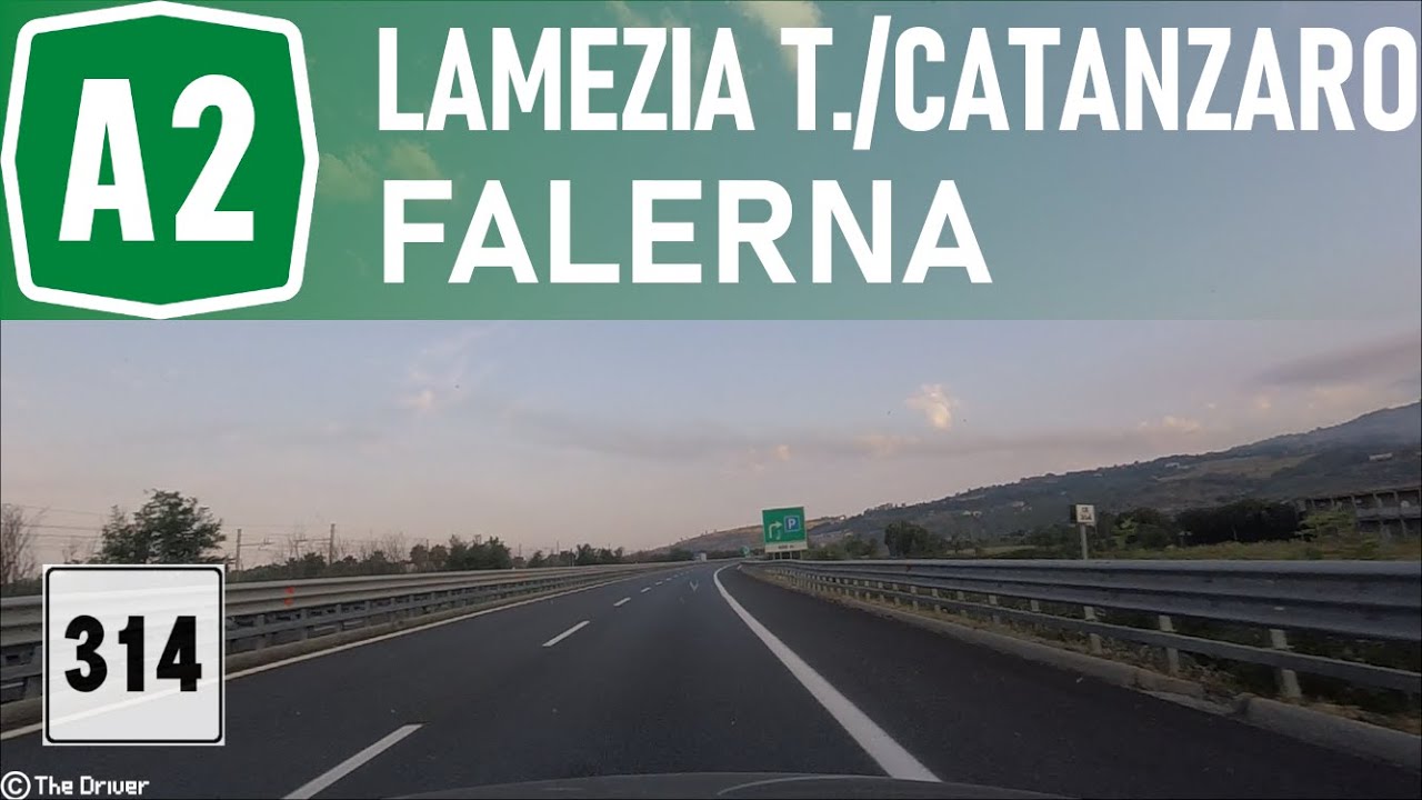 I - Autostrada A2 - Lotto Lamezia Terme/Catanzaro-Falerna - YouTube