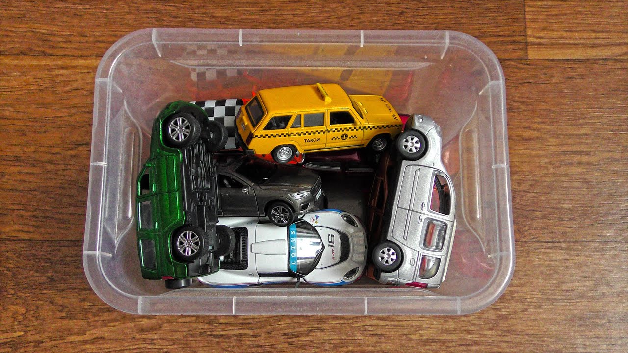Various Cool Cars Taken out of the transparent box - YouTube