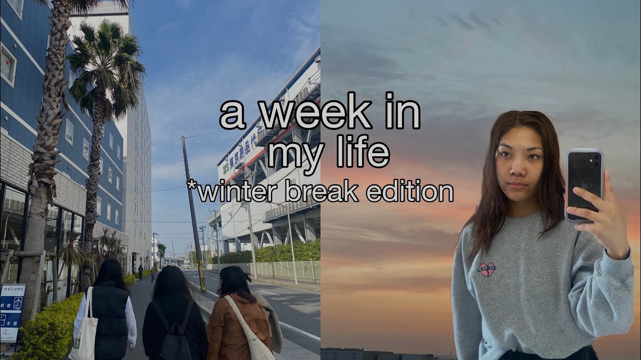 a week in my life as a graduate student in japan ||semester break ...