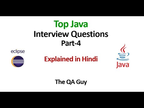 Part-4 | Top Java Interview Questions | Explained in Hindi | The QA Guy ...