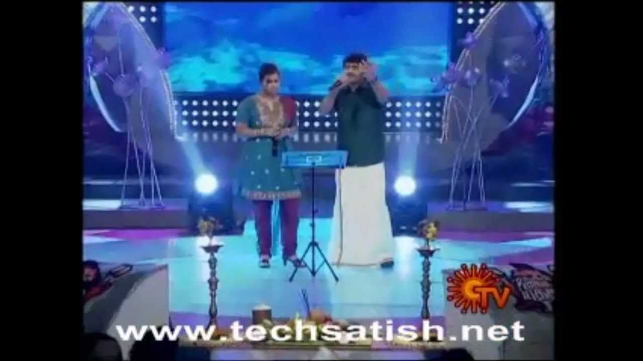 Singer Prasanna and Madhumitha Shankar singing VaaVaa Anbe song in SMY2 ...