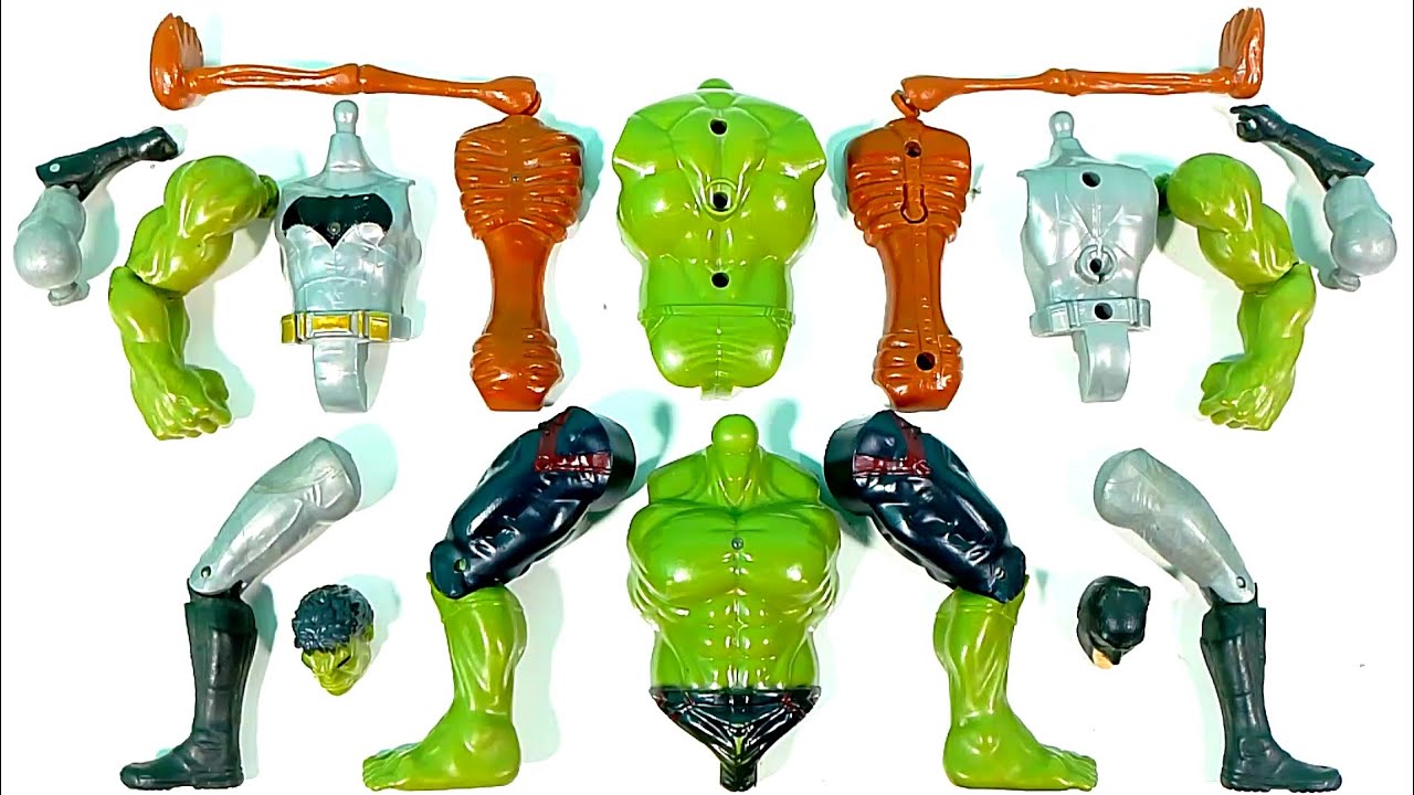 Assemble Marvel Avengers Hulk Smash, Batman And Sirenhead - YouTube