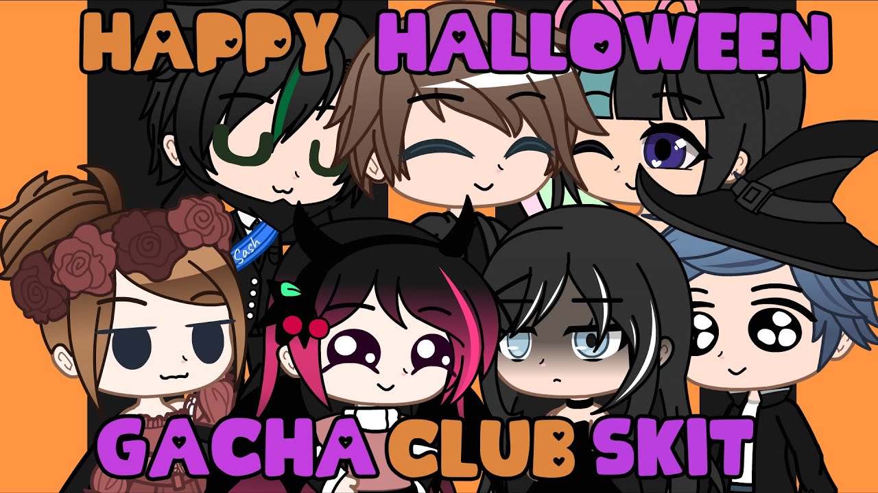Happy Halloween // iCherry // Gacha Club Skit - YouTube