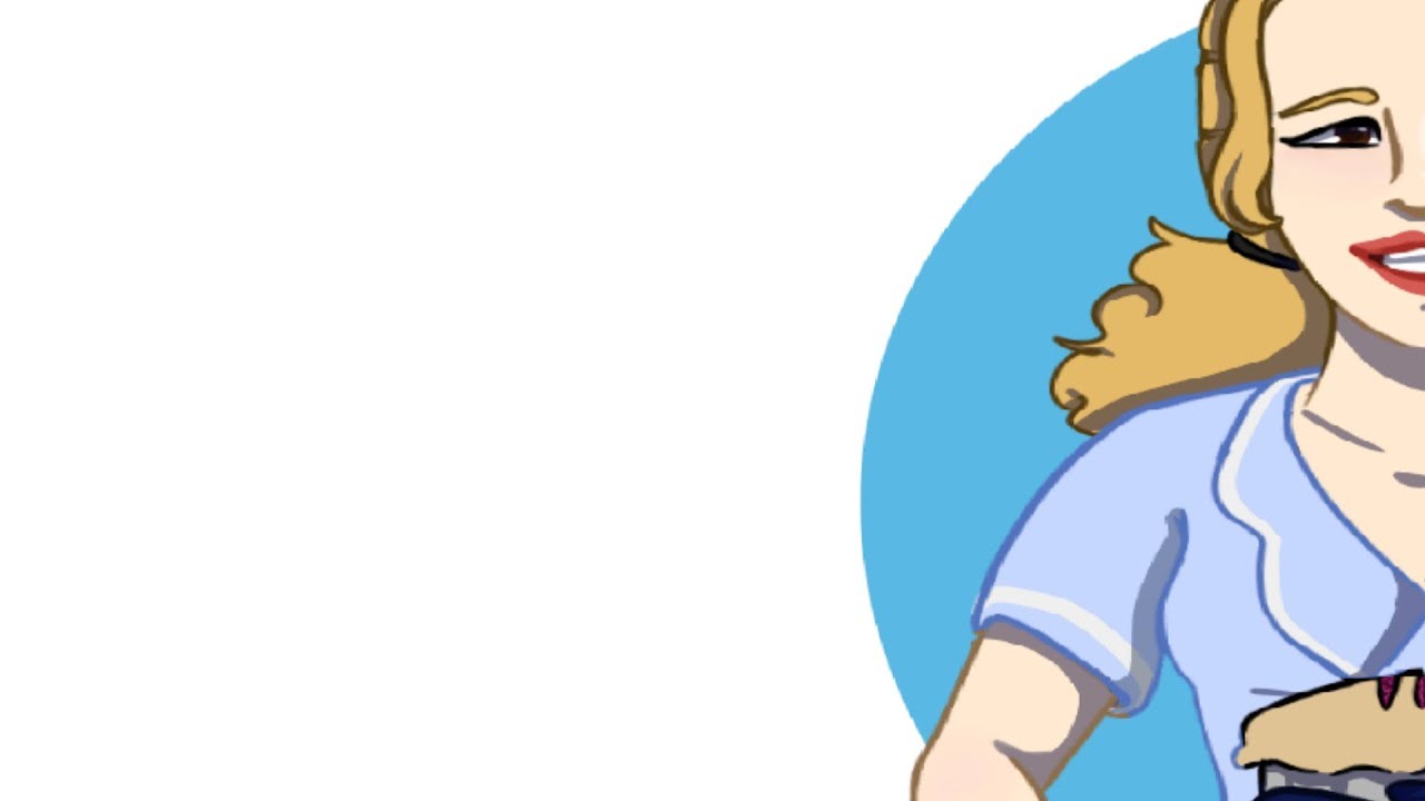 Jenna Hunterson//Waitress Speedpaint (+Commentary!!) - YouTube