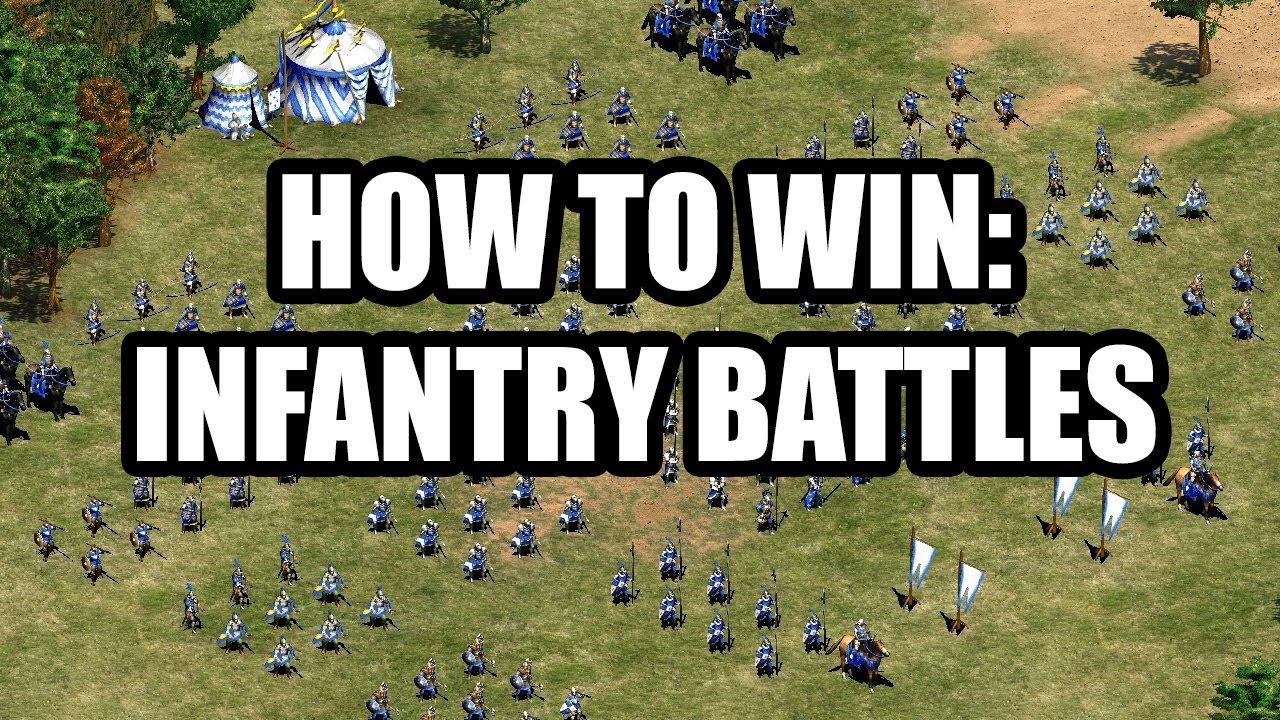 How to Fight and Win With Infantry Units - Age of Empires 2 - YouTube
