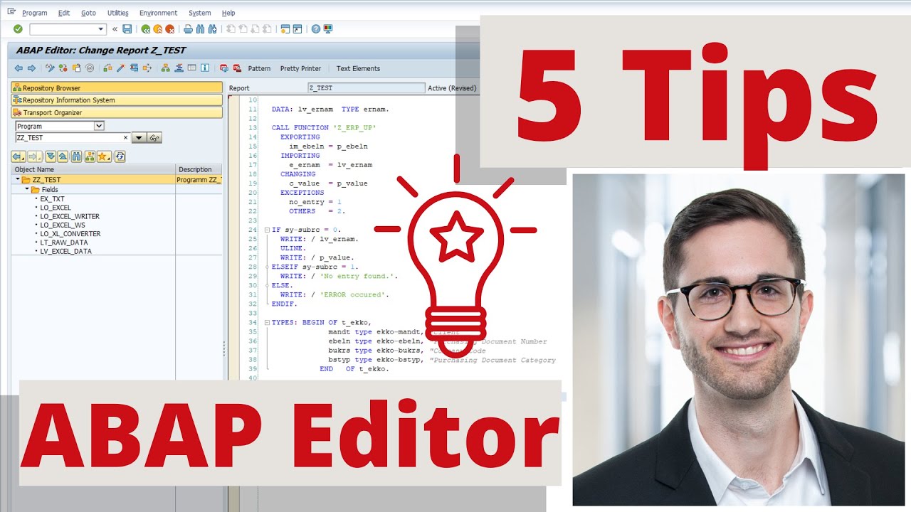 Abap Editor Tips 5 Essential Tips For Efficient Coding Youtube