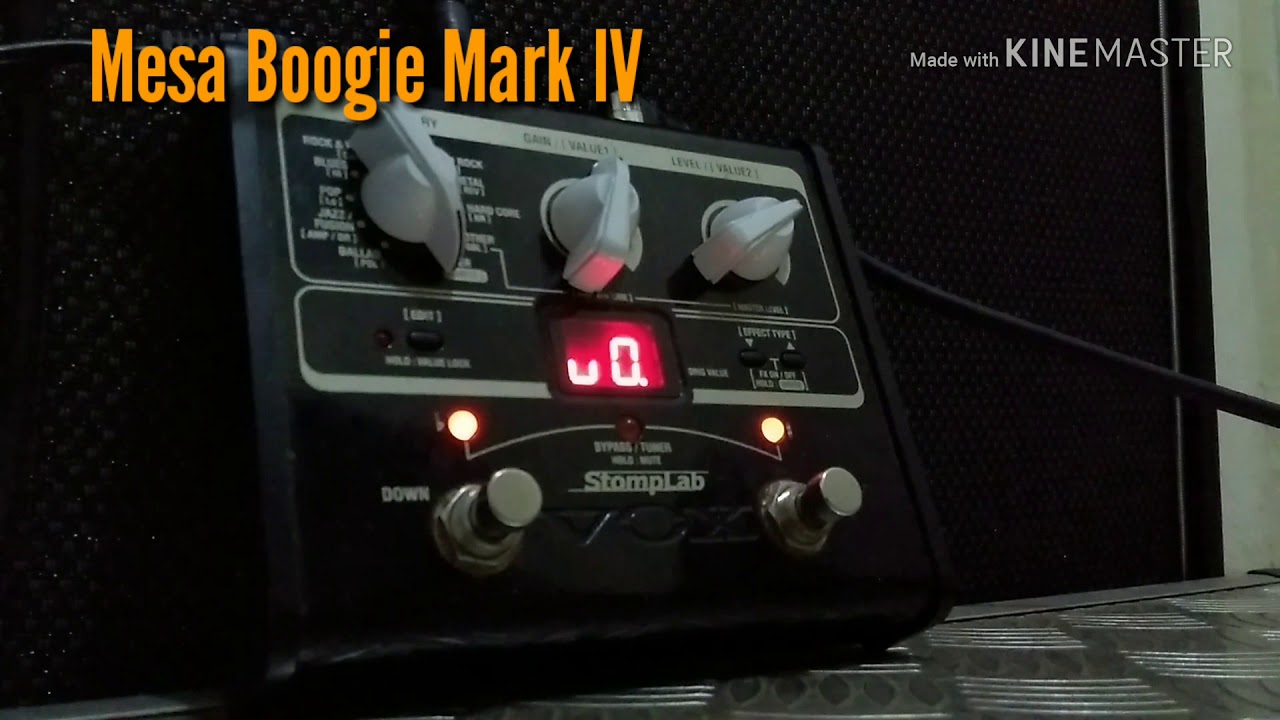 Vox Stomplab 1G | Mesa Boogie Mark IV style + patch - YouTube