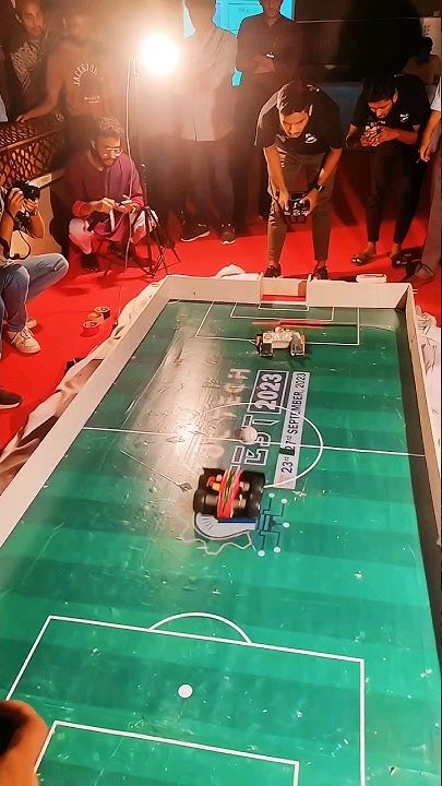 Soccer Bot Competition 2023 at IIUC TECH FEST 2023 #soccer #robotics # ...