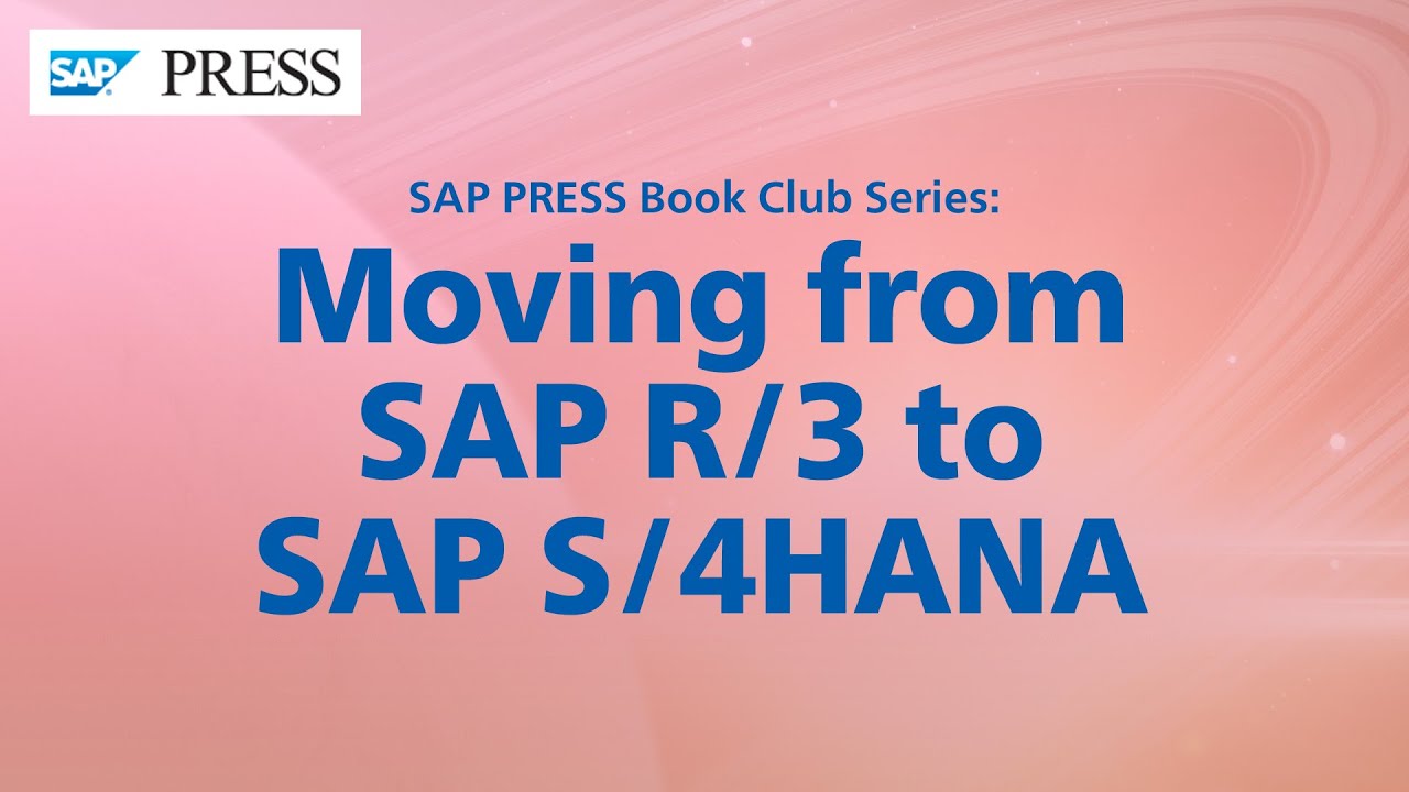 Moving from SAP R/3 to SAP S/4HANA - YouTube