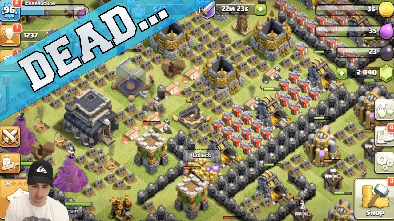 Clash of Clans - MY DEAD BASE - 1st Time Looking At Base in a YEAR ...